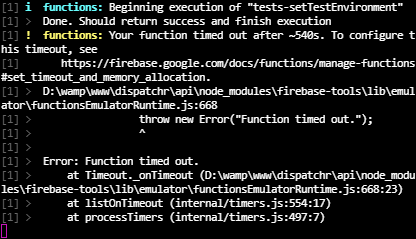 Functions emulator does not honor timeoutSeconds · Issue #2837 · firebase/firebase-tools · GitHub