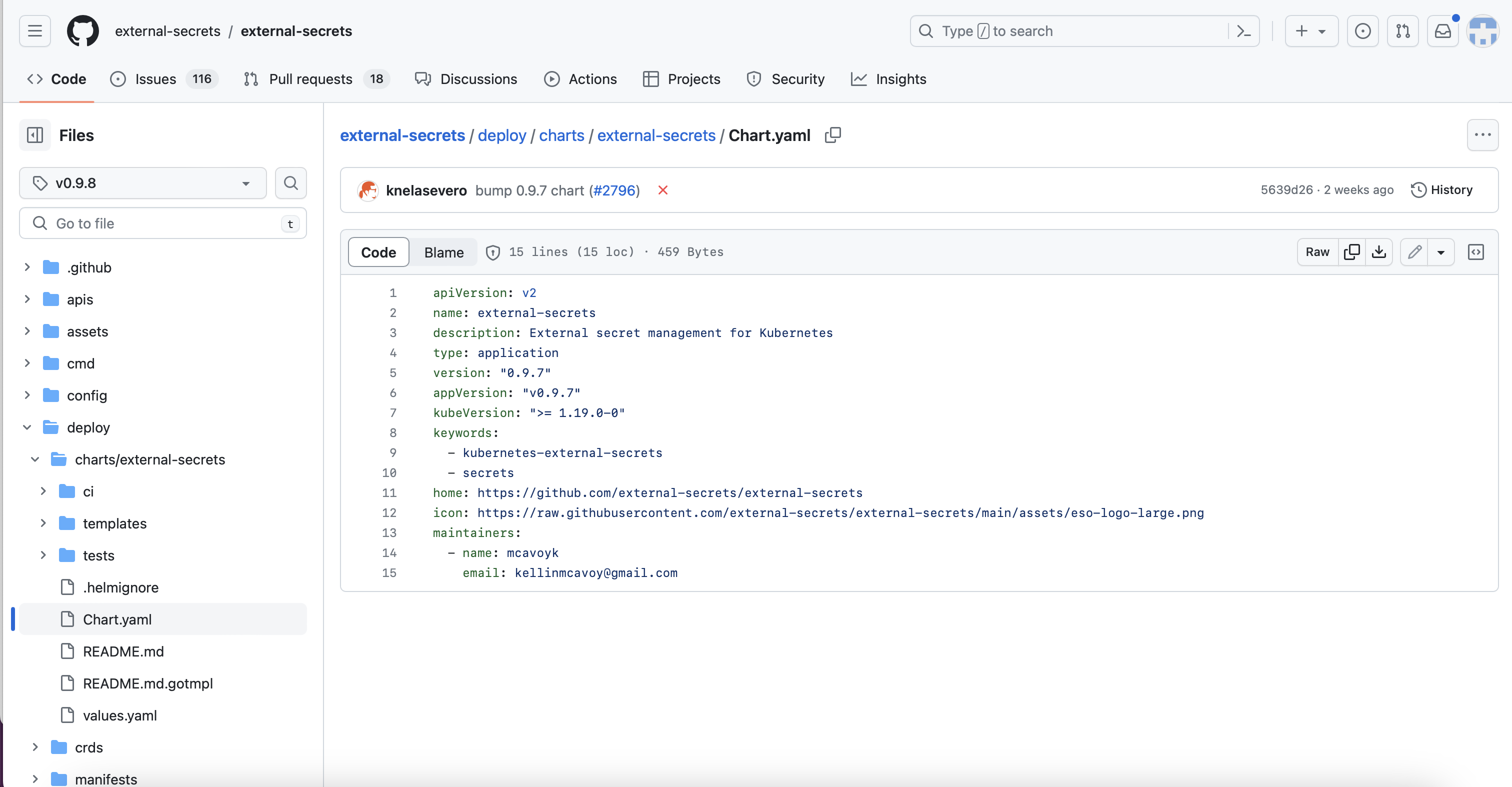 Improper tagging. · Issue #2842 · external-secrets/external-secrets ...