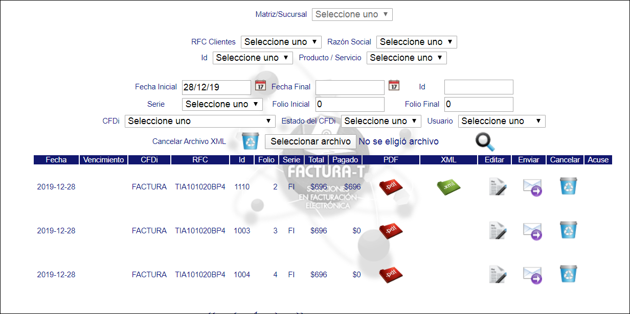 matStore - no procesa los archivos de facturación normales · Issue ...