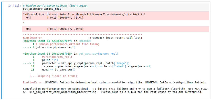 Unknown Failed To Determine Best Cudnn Convolution Algorithm Unknown