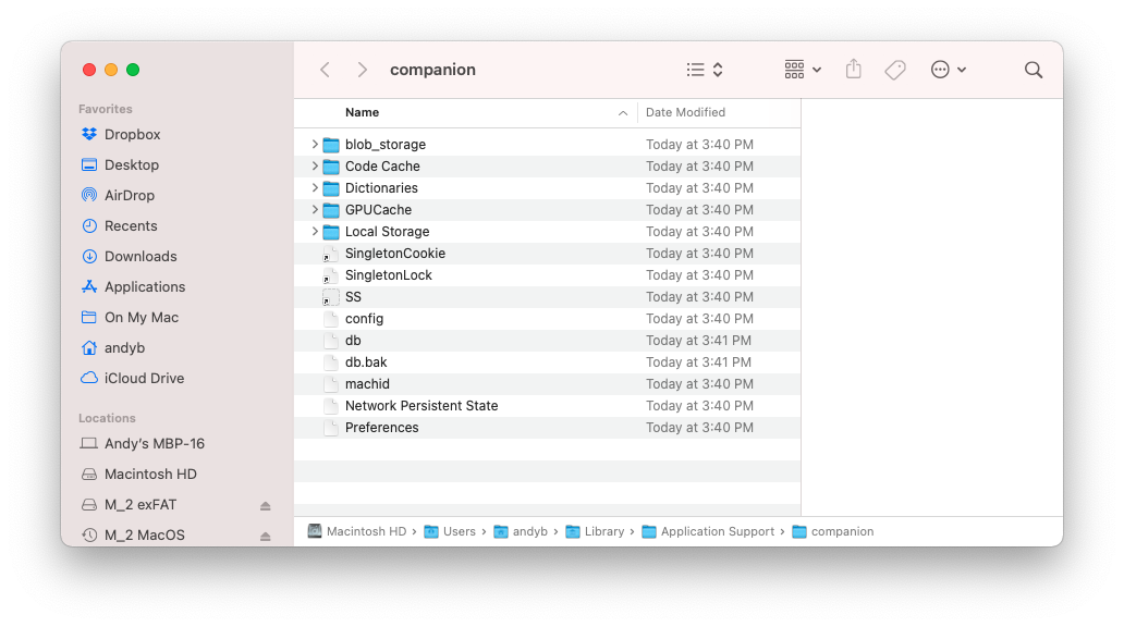 [BUG] companion.log is no longer created or updated · Issue #2287 ...