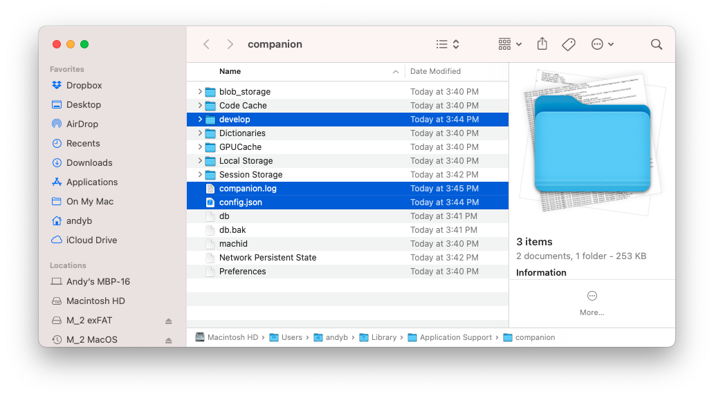 [BUG] companion.log is no longer created or updated · Issue #2287 · bitfocus/companion · GitHub