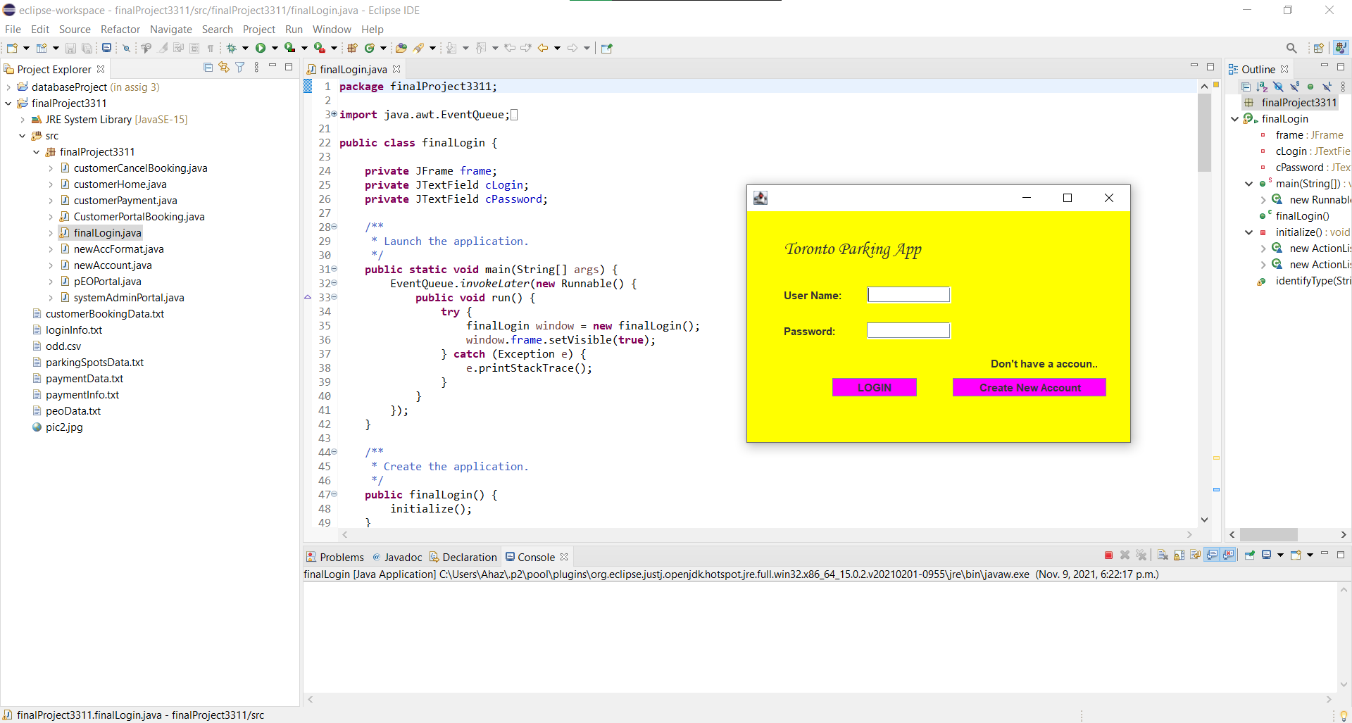 GitHub - ahazgoraya/Java-GUI-car-parking-system-: Eclipse IDE JAVA GUI ...