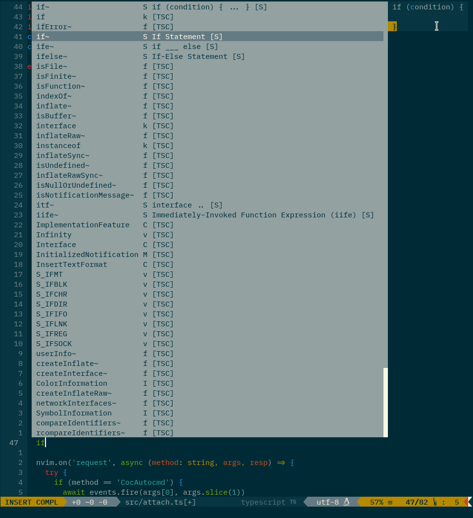 Float incorrect highlighting · Issue #525 · neoclide/coc.nvim · GitHub
