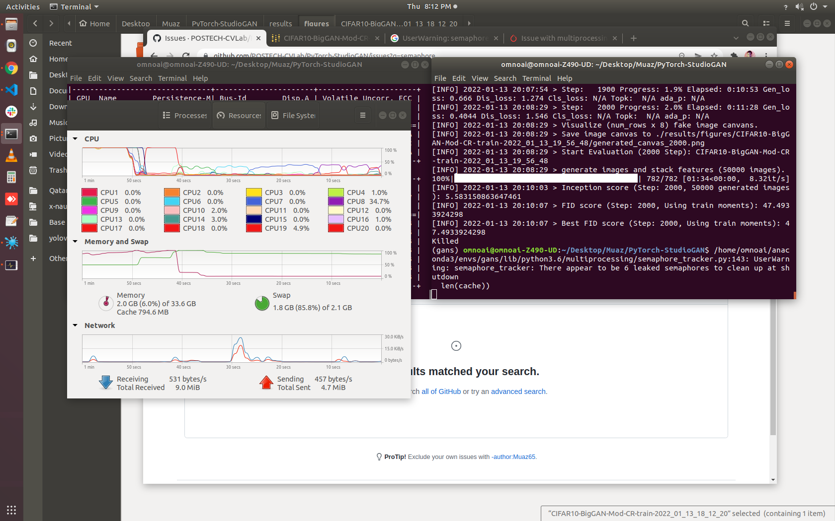 [Memory Leak] UserWarning: semaphore_tracker: There appear to be 6 leaked semaphores to clean up ...