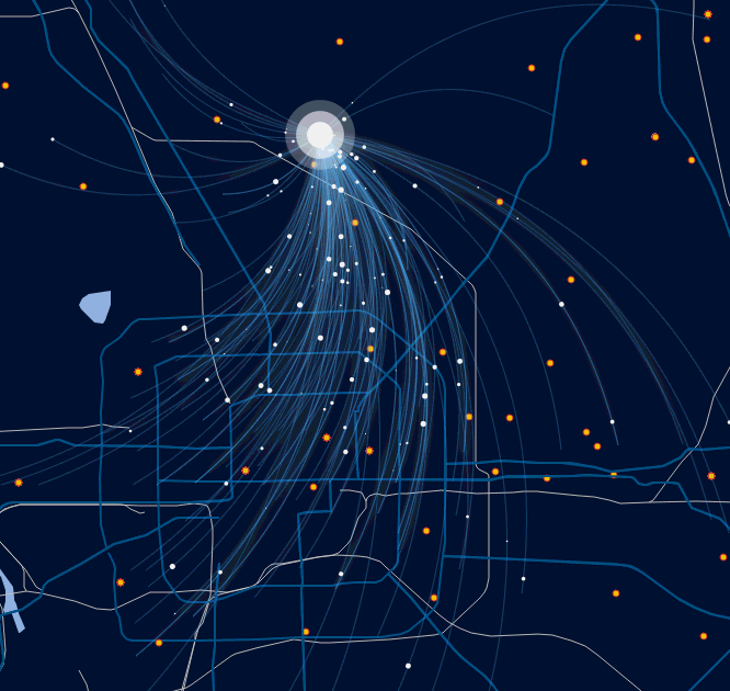 使用lines的effect动画效果，当点线动画同时加载时，有卡顿效果。 · Issue #6186 · apache/echarts · GitHub