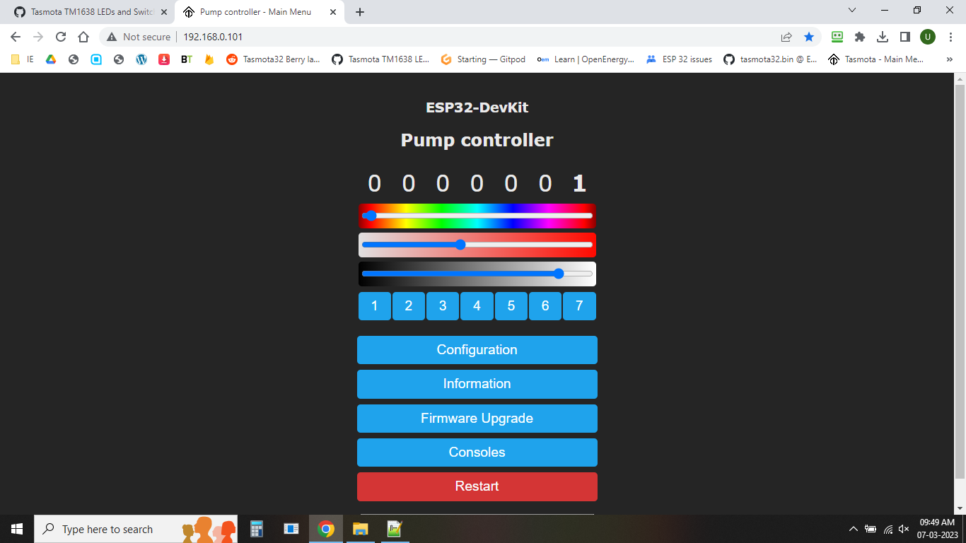 Tasmota TM1638 LEDs and Switches not working · arendst Tasmota · Discussion #18127 · GitHub