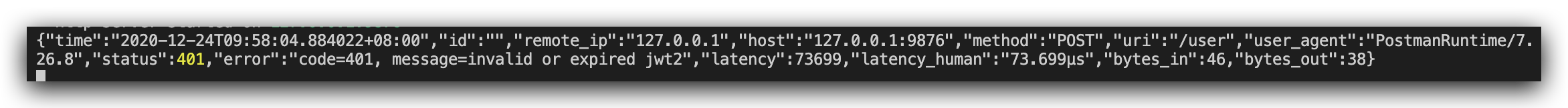 Questions About Return Values For Middleware Jwt · Issue 1733 · Labstackecho · Github 5447