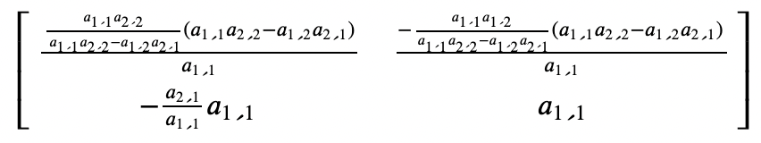 fails to simplify 2x2 matrix inverse · Issue #507 · JuliaSymbolics ...