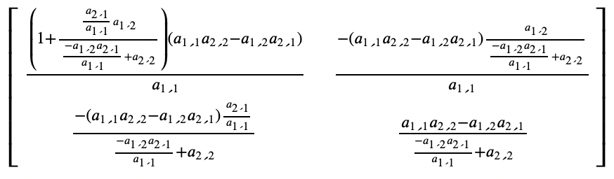 fails to simplify 2x2 matrix inverse · Issue #507 · JuliaSymbolics ...