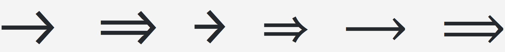 Arrows ambiguity with Unicode arrows · Issue #559 · tonsky/FiraCode ...