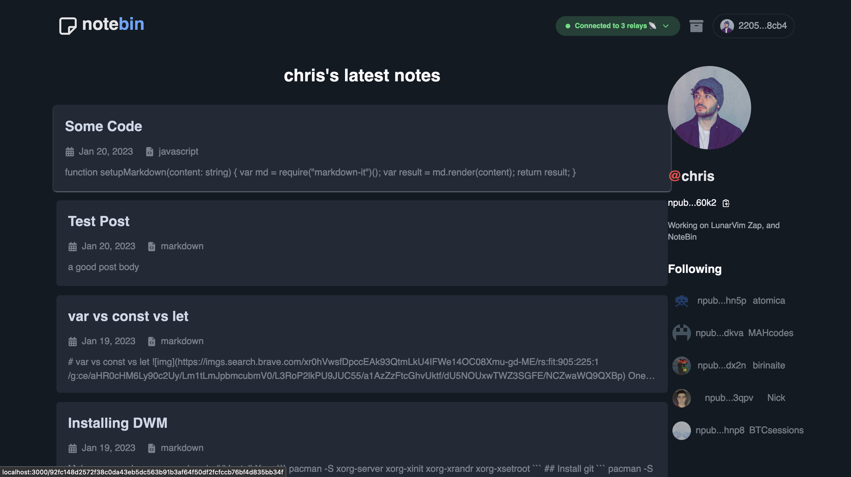 fix width issue on profile · Issue #95 · nodetec/notebin · GitHub