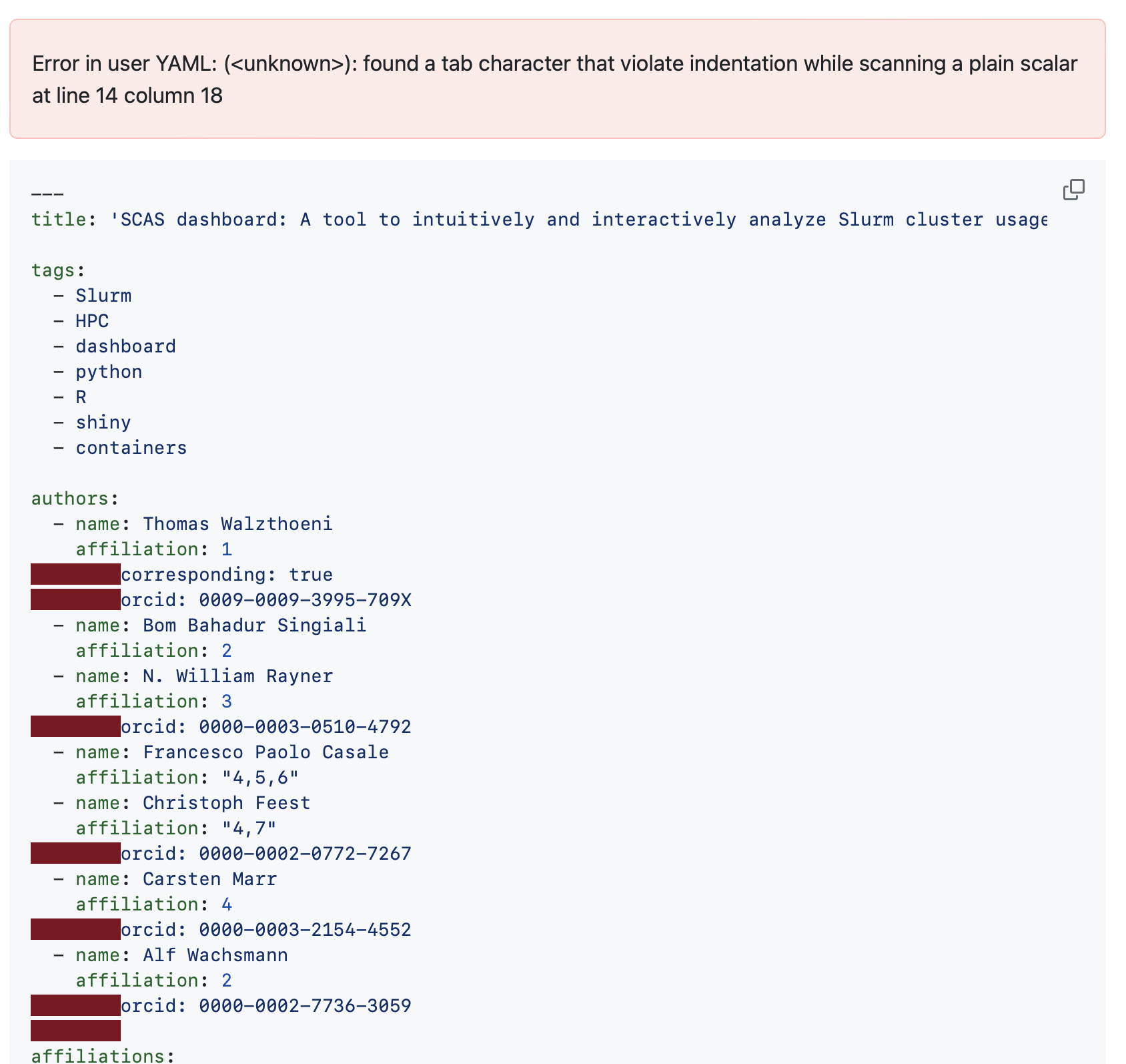 [PRE REVIEW]: SCAS dashboard: A tool to intuitively and interactively analyze Slurm cluster ...
