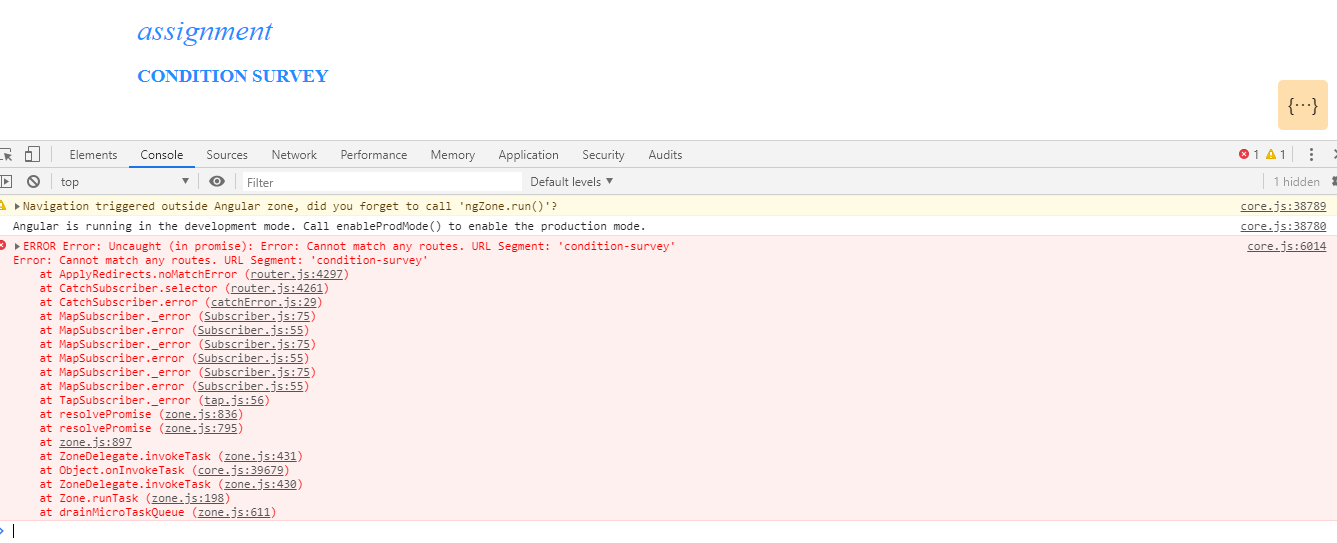 Application Condition Survey Died In Status Loading Source Code