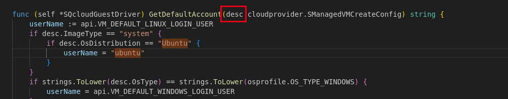 [BUG]代码问题：desc传的是空值，没法判断，导致ubuntu镜像默认的用户是ubuntu 而展示的是root · Issue #17468 · yunionio/cloudpods ...