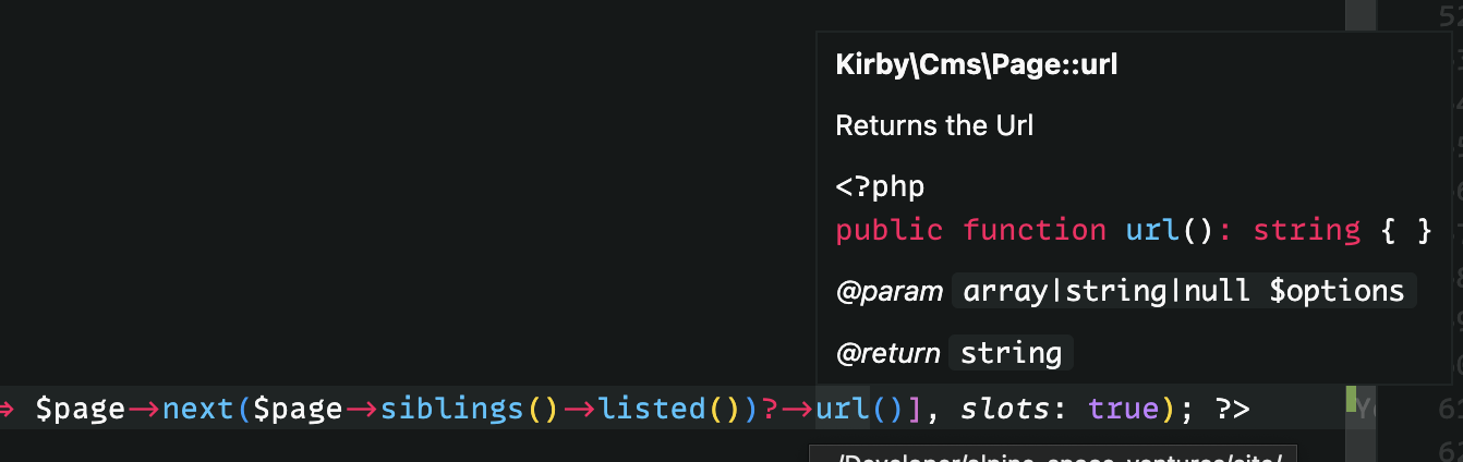 `$page->next()` not returning correct class type · Issue #5039 · getkirby/kirby · GitHub