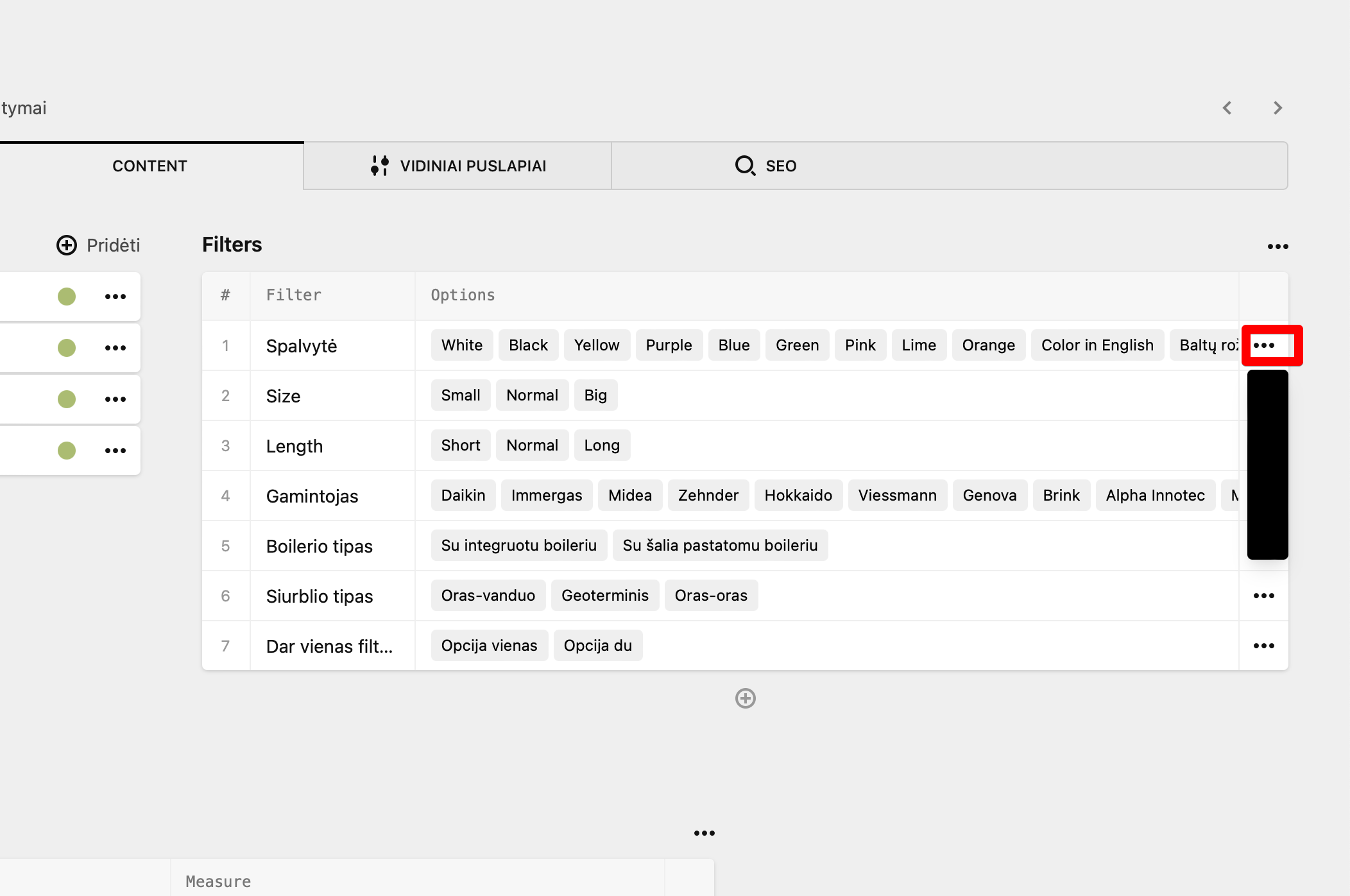Structure Dropdown Not Loading Correctly When Content With `options` Key Is Stored · Issue 4932