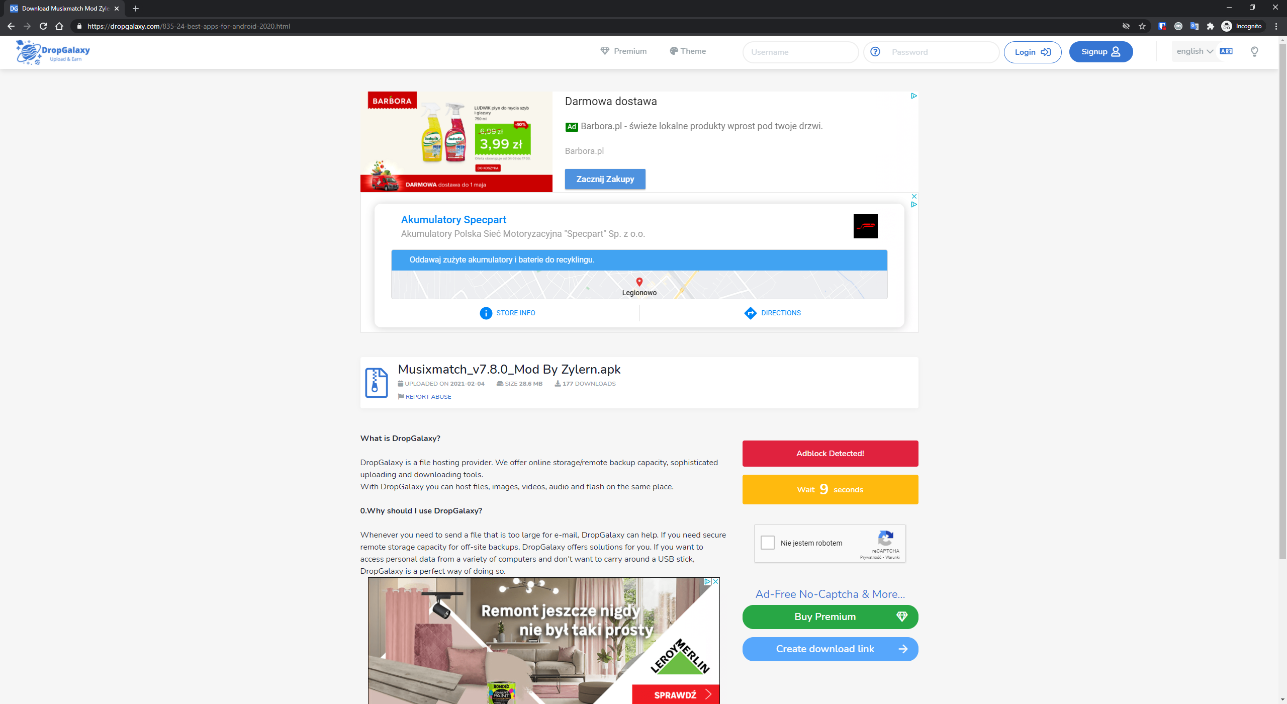 dropgalaxy.in · Issue #77013 · AdguardTeam/AdguardFilters · GitHub