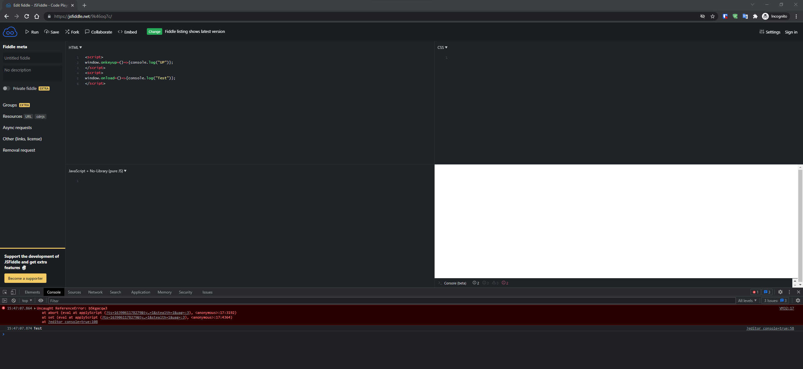 abort-current-inline-script somehow aborts inline-script despite there should be no hit · Issue ...