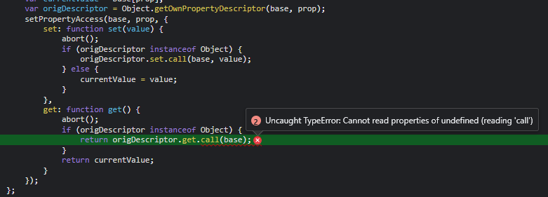 abort-current-inline-script somehow aborts inline-script despite there should be no hit · Issue ...