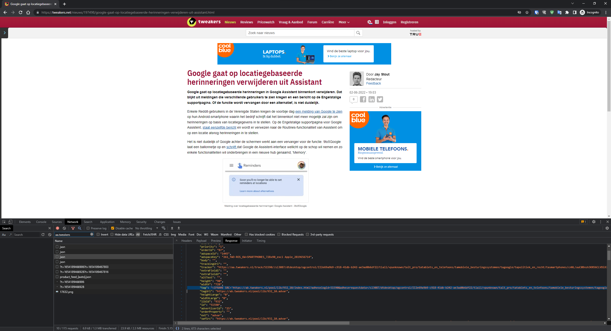 tweakers.net · Issue #120455 · AdguardTeam/AdguardFilters · GitHub
