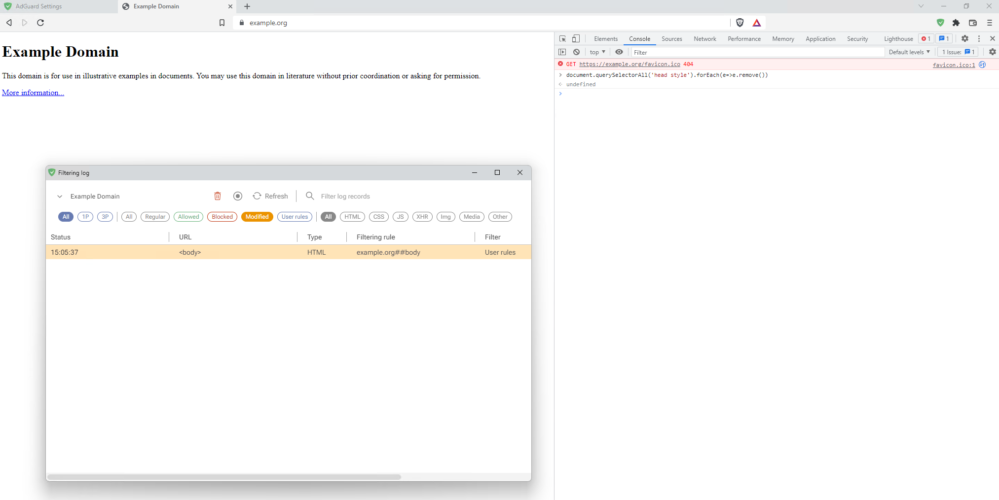 Element hiding rules can be removed by a website Brave/Opera · Issue #2169 · AdguardTeam ...