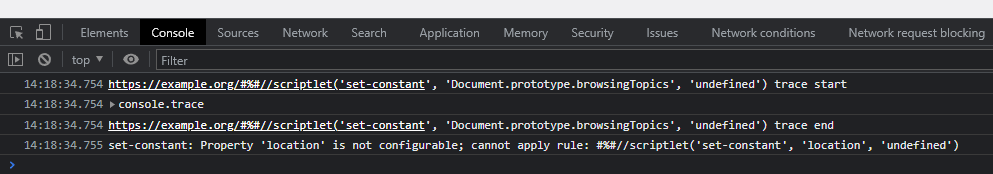 Can't redefine 'window.location' · Issue #309 · AdguardTeam/Scriptlets · GitHub