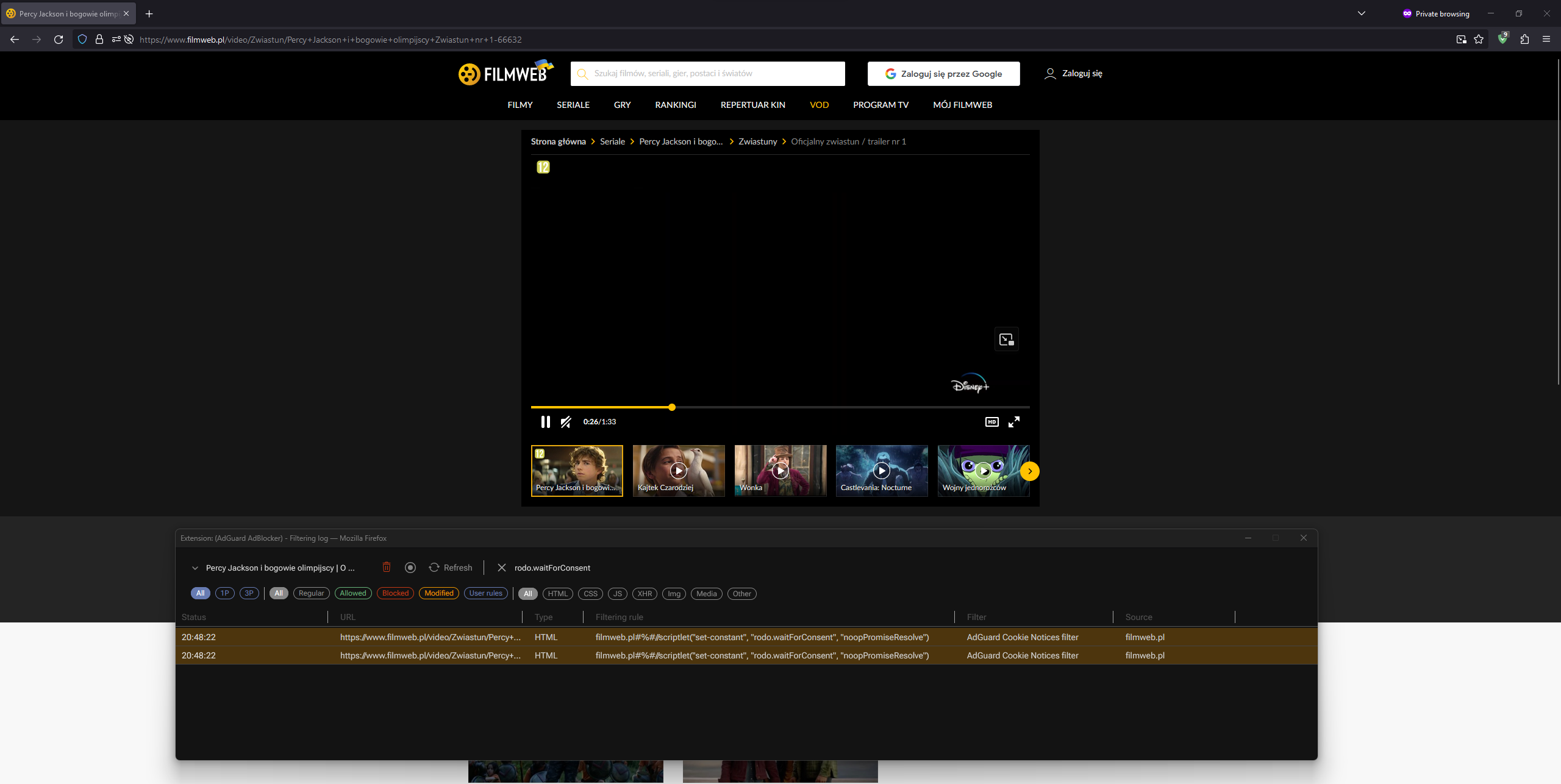 www.filmweb.pl · Issue #162026 · AdguardTeam/AdguardFilters · GitHub