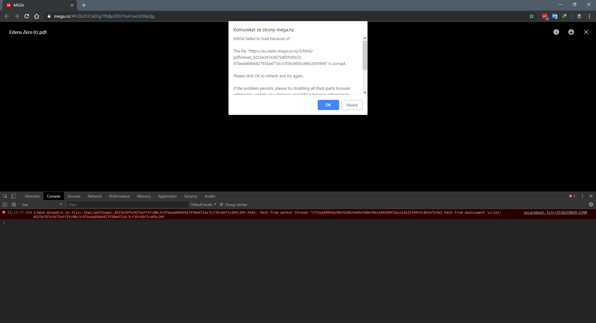 mega.nz - pdf viewer doesn't work · Issue #480 · AdguardTeam/CoreLibs · GitHub