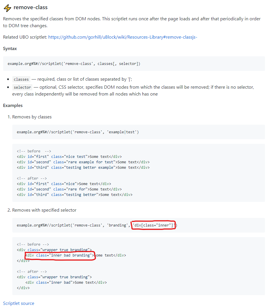 Few minor issues in descriptions · Issue #77 · AdguardTeam/Scriptlets · GitHub