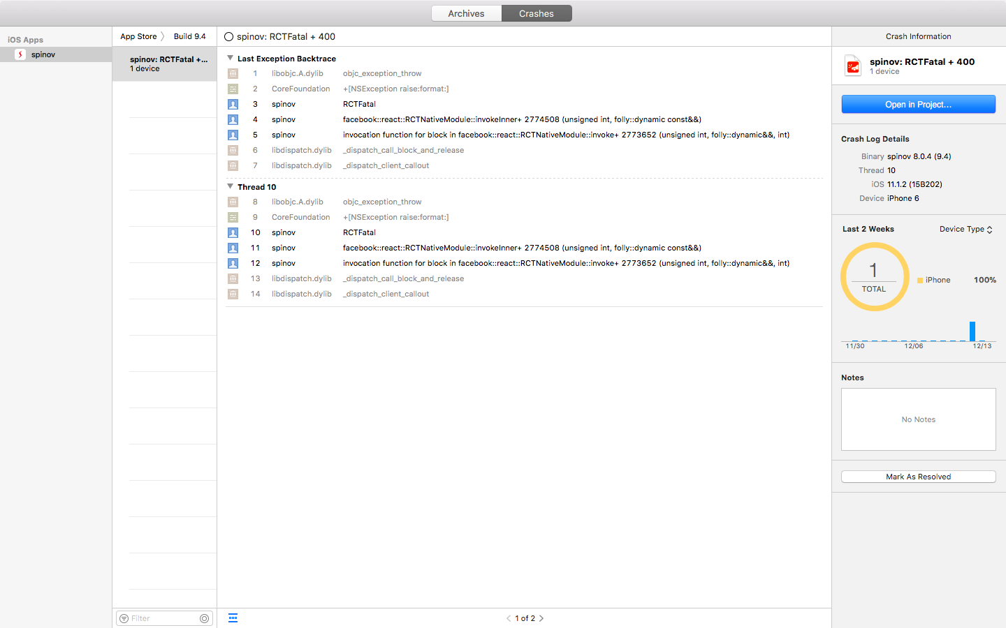 Ios App Crashing On Notifications Permissions Dialog · Issue 690 · Evollu React Native Fcm · Github