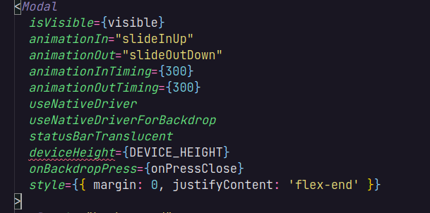 Type Error In Version 1203 · Issue 583 · React Native Modalreact Native Modal · Github