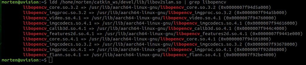 'catkin build' fails -- CMake not linking OpenCV · Issue #17 · ov2slam/ov2slam · GitHub