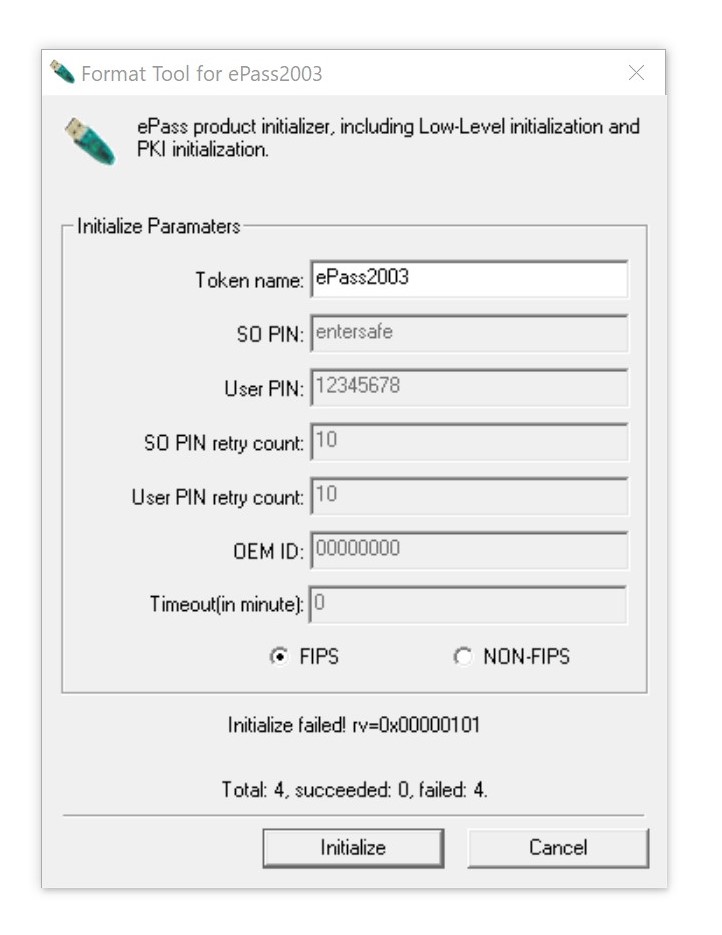 FT ePass2003 - cannot create pkcs15 structure, again · Issue #1803 · OpenSC/OpenSC · GitHub
