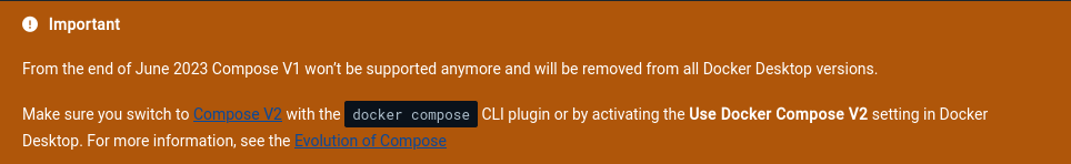 Upgrade to Docker Compose CLI V2 (sechub-pds-solutions/cloc) · Issue #1996 · mercedes-benz ...