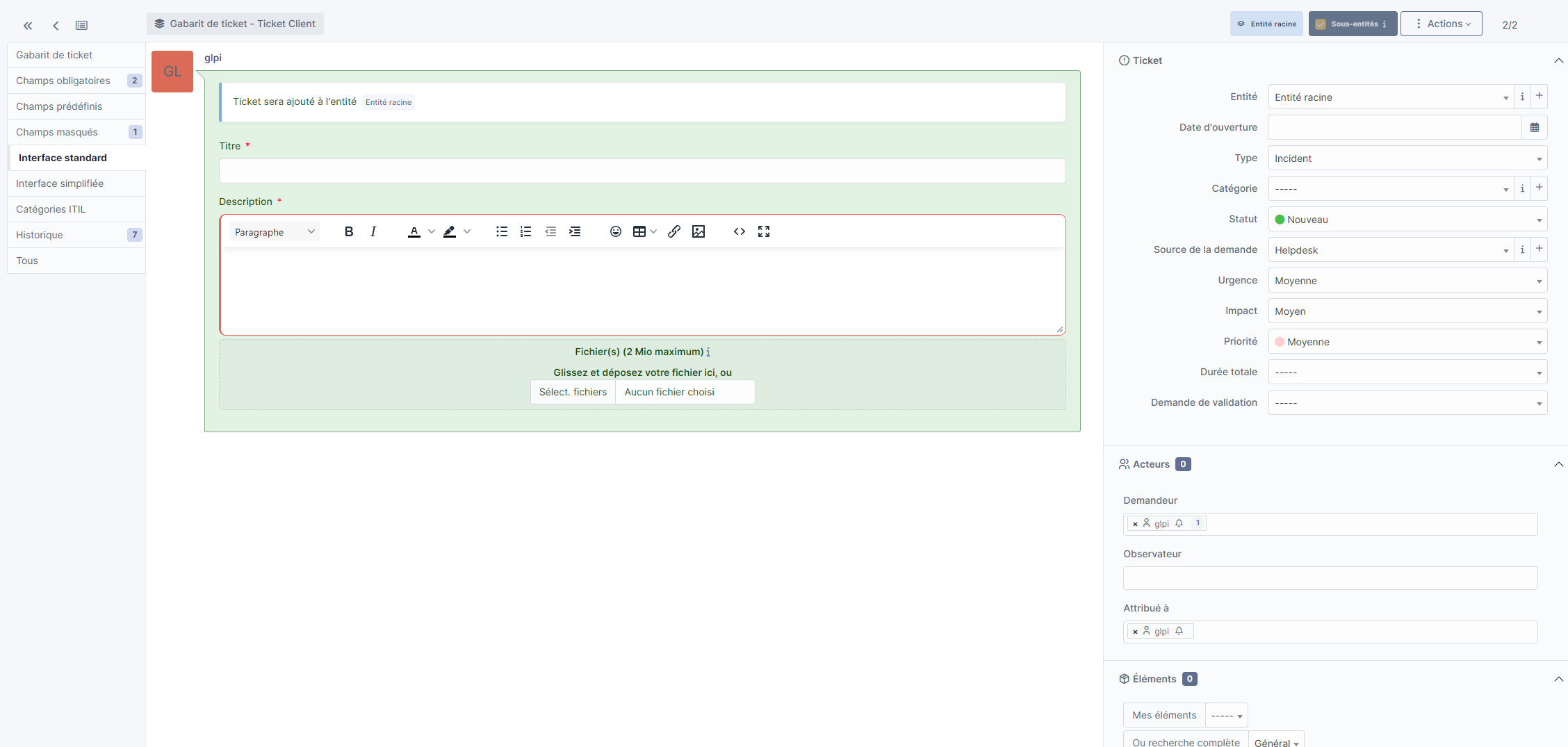 Impossible to hide "watchers" field in ticket template · Issue #14160 · glpi-project/glpi · GitHub