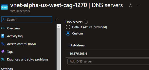 Azurermvirtualnetworkdnsservers Does Not Revert To Default Vnet Dns Setting Upon Deletion 
