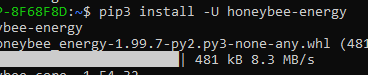 Install instructions didn't work for me: `honeybee_energy` not ...