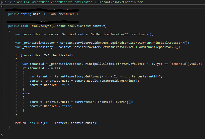 Custom Tenant Resolver Doesnt Seem To Resolve Tenant · Issue 11577 · Abpframeworkabp · Github 0054
