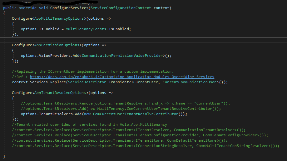 Custom Tenant Resolver Doesnt Seem To Resolve Tenant · Issue 11577 · Abpframeworkabp · Github