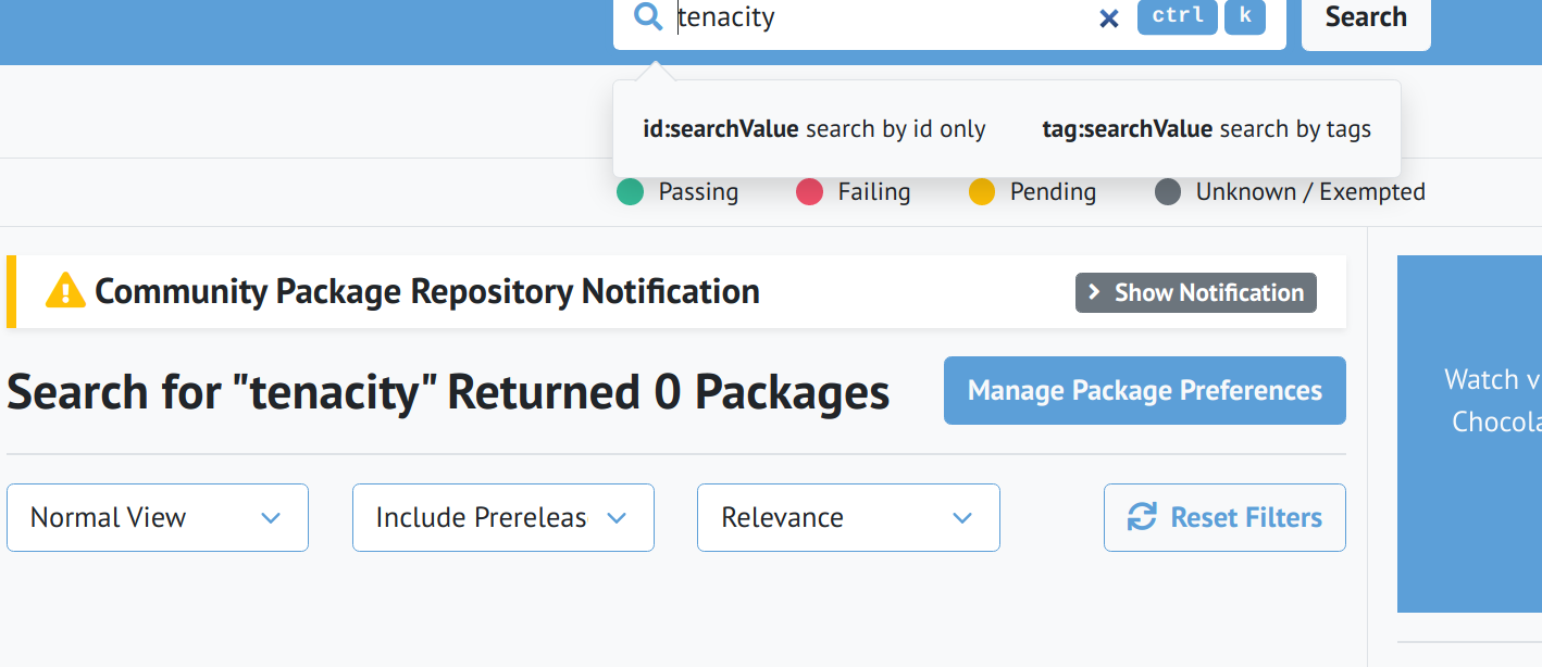 RFP - tenacity · Issue #1331 · chocolatey-community/chocolatey-package-requests · GitHub