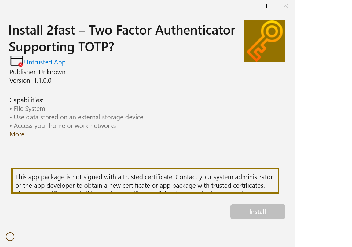 Is this app code signed? · Issue #26 · 2fast-team/2fast · GitHub