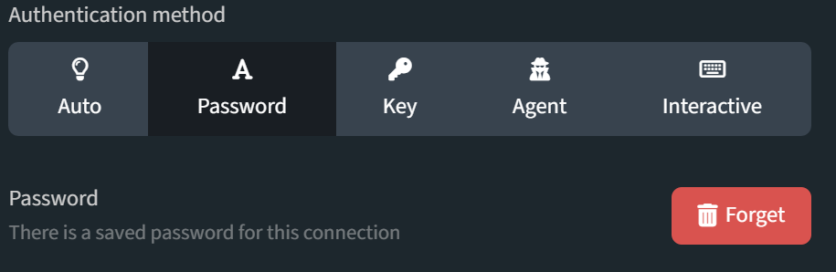 Show saved password for SSH profile · Issue #8056 · Eugeny/tabby · GitHub