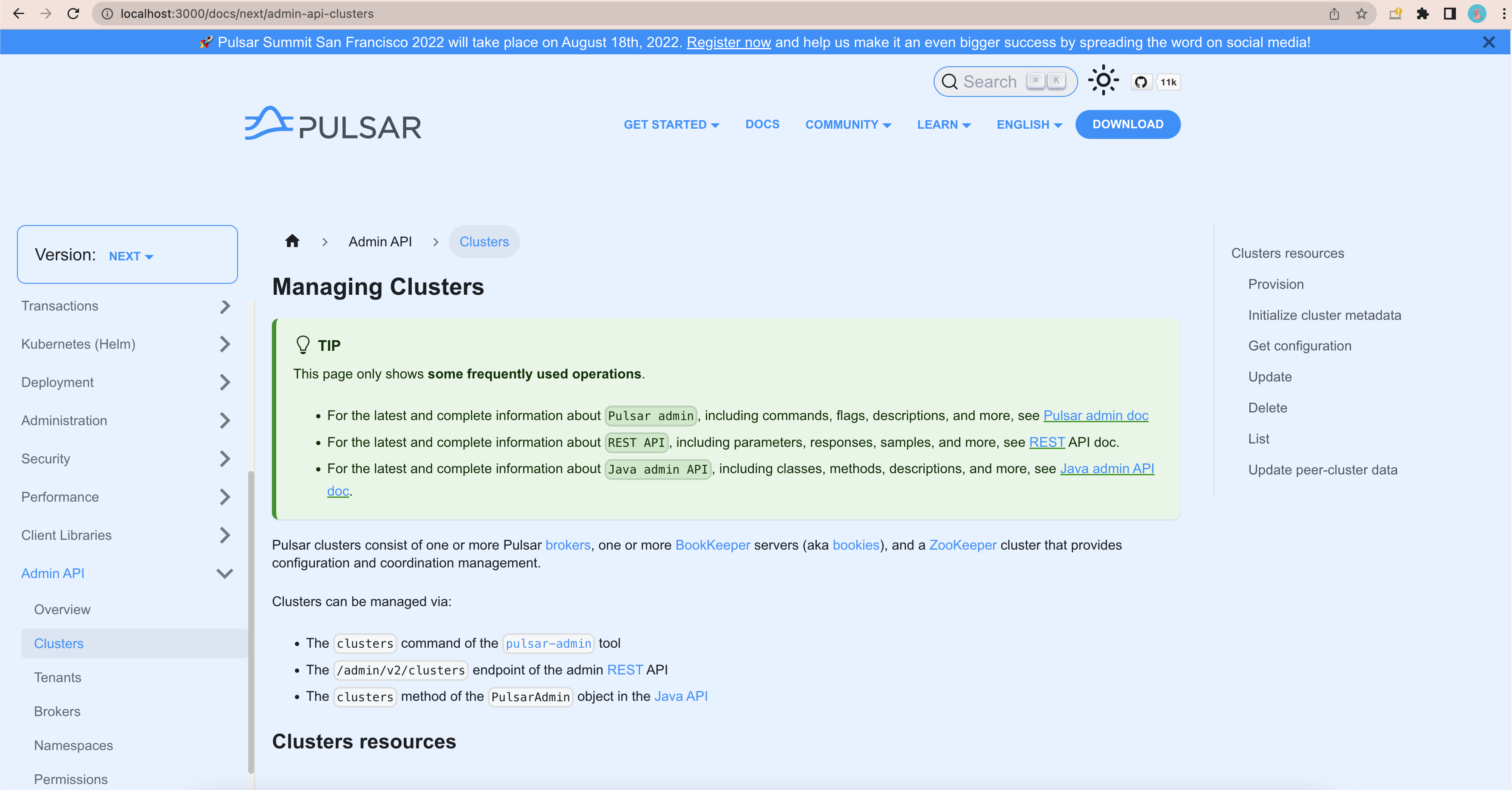 [improve][doc] Highlight important tips by hpa16 · Pull Request #16575 · apache/pulsar · GitHub