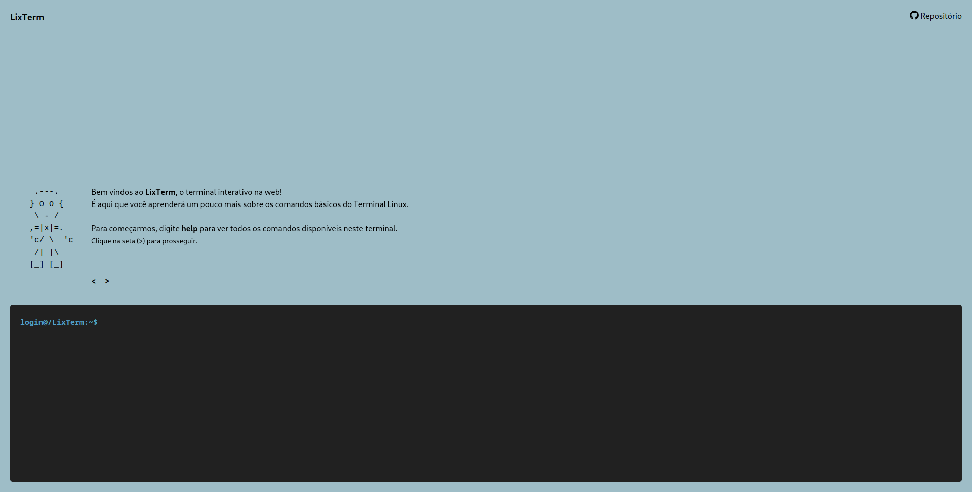 GitHub - AnneCosta/LixTerm: Projeto educacional de simulador de terminal linux para aprendizado ...