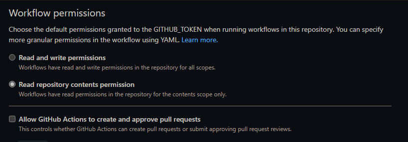 Bug Report Incorrect Github Actions Permissions For Iac Repo Based On Azops Accelerator