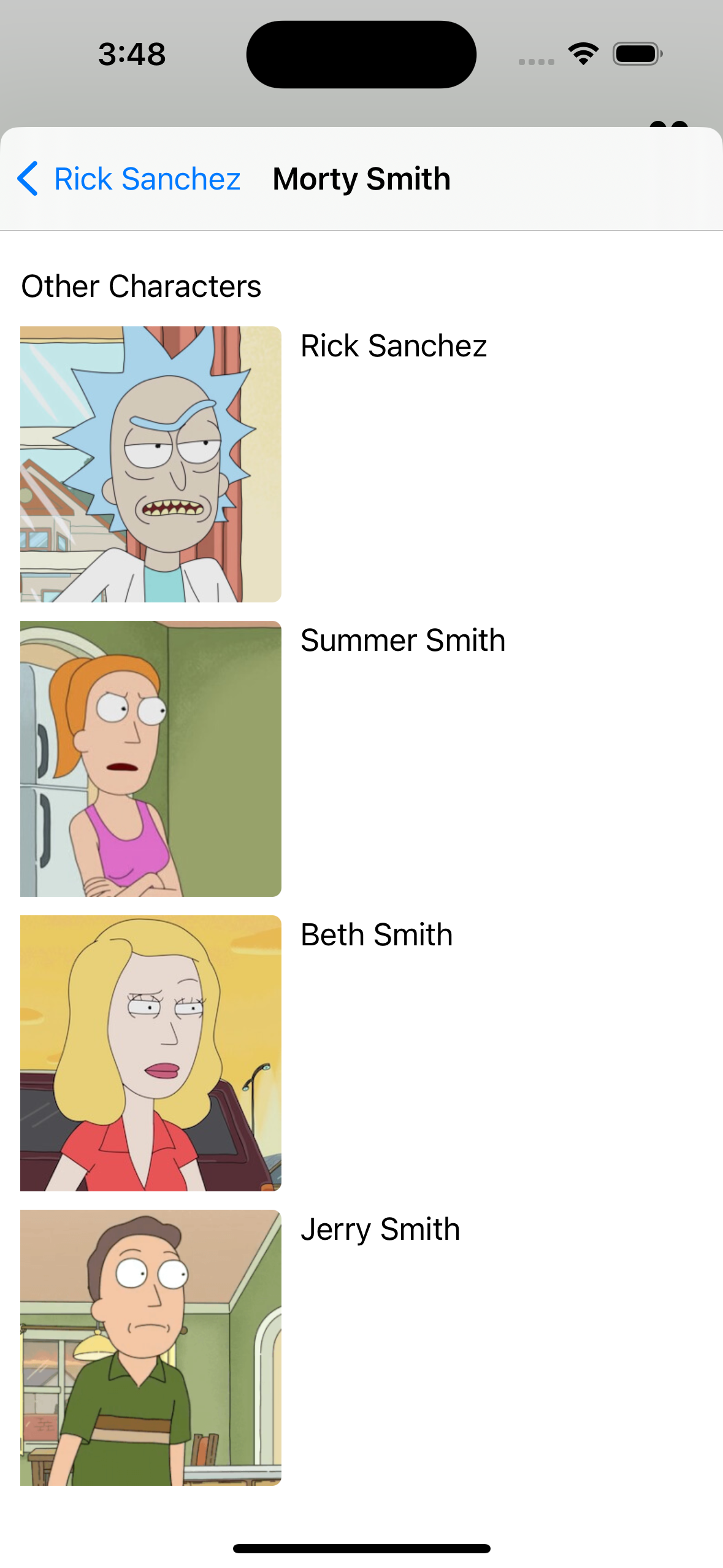 GitHub - Yazan98/rick-morty-ios-app: A Mobile Application for IOS Built Based on Rick and Morty ...