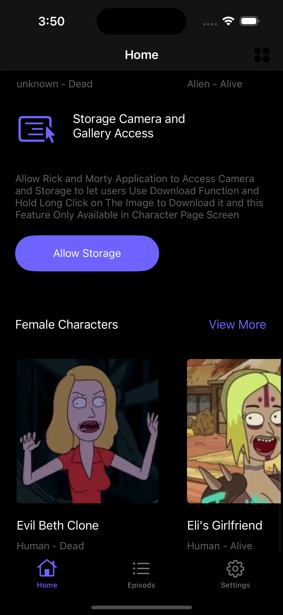 GitHub - Yazan98/rick-morty-ios-app: A Mobile Application for IOS Built Based on Rick and Morty ...