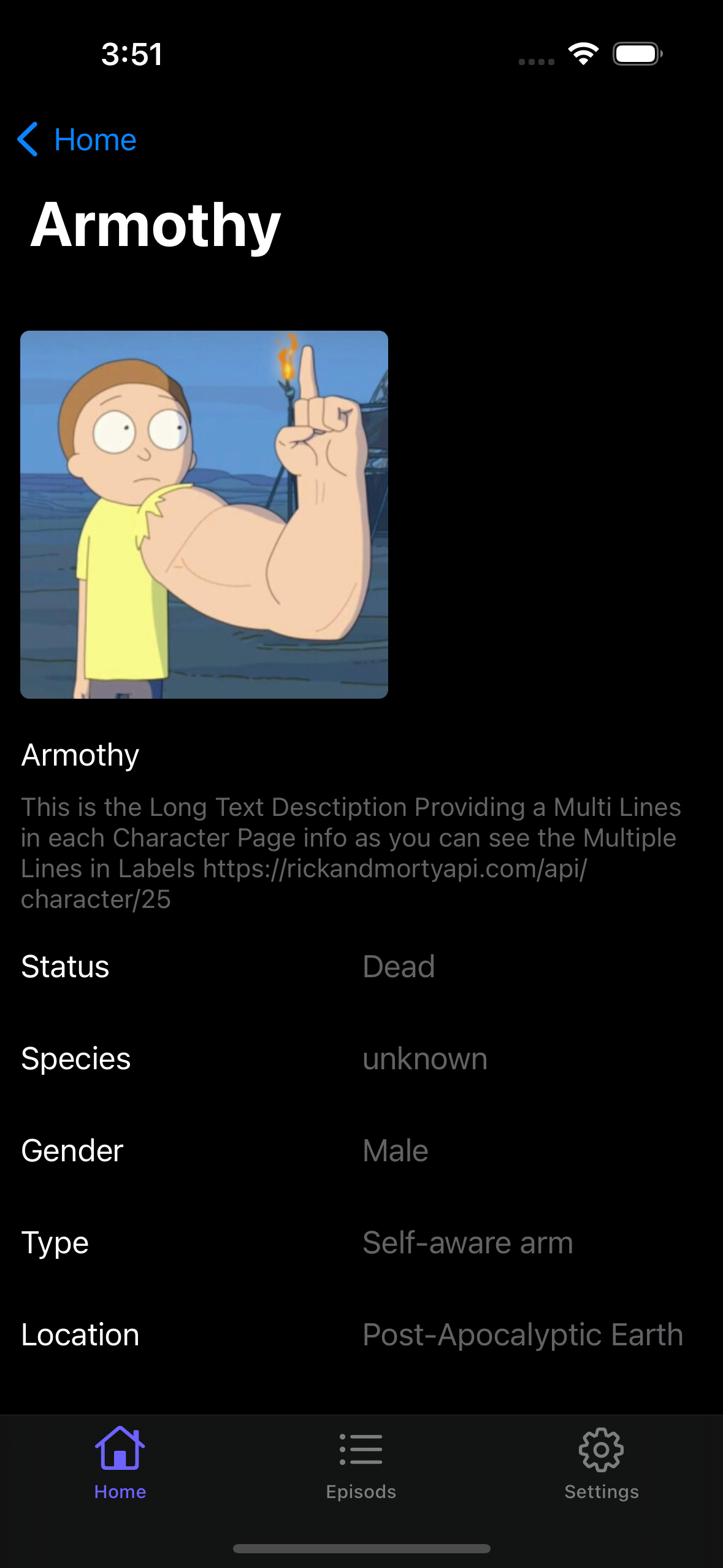 GitHub - Yazan98/rick-morty-ios-app: A Mobile Application for IOS Built Based on Rick and Morty ...