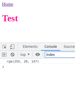 After navigating any route, getting empty value from window.getComputedStyle().getPropertyValue ...